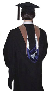 Academic hoods for graduation ceremonies